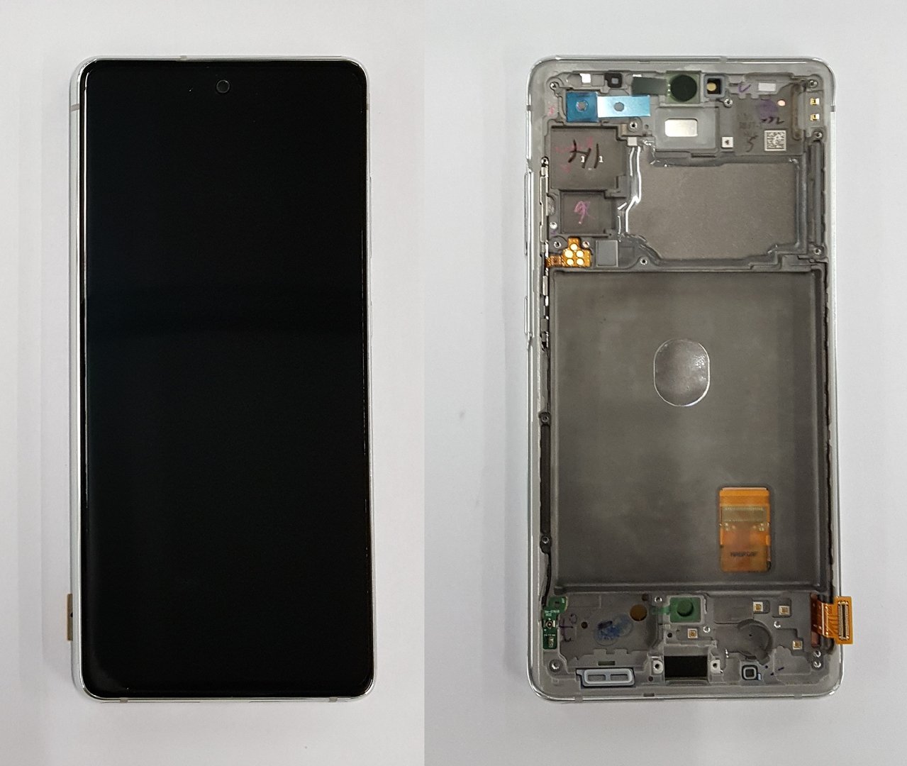 Samsung Galaxy S20 FE 5G SM-G781B LCD Screen White - Samsung-parts.net