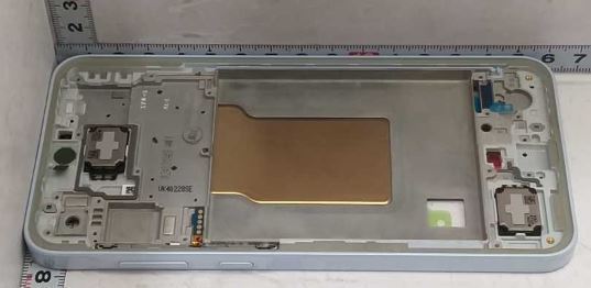 Samsung Galaxy A35 5G SM-A356B Middle Frame Blue - Samsung-parts.net