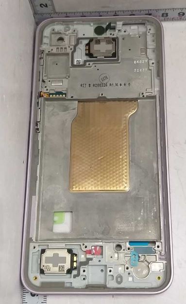Samsung Galaxy A35 5G SM-A356B Middle Frame Violet - Samsung-parts.net