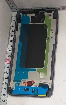 Samsung Galaxy A35 5G SM-A356B Middle Frame Black - Samsung-parts.net