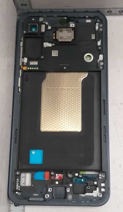 Samsung Galaxy A55 5G SM-A556B Middle Frame Black - Samsung-parts.net